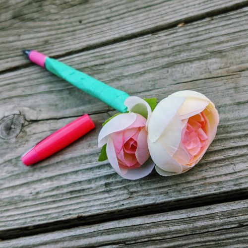 Pen Roses DIY – Fun Craft Making Flower Pens - Bunny's Garden