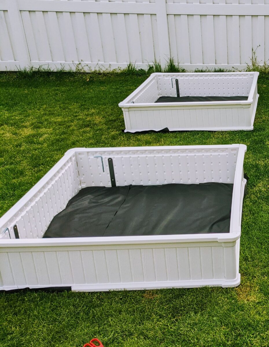 Giantex White Raised Garden Beds – HDPE Garden Boxes